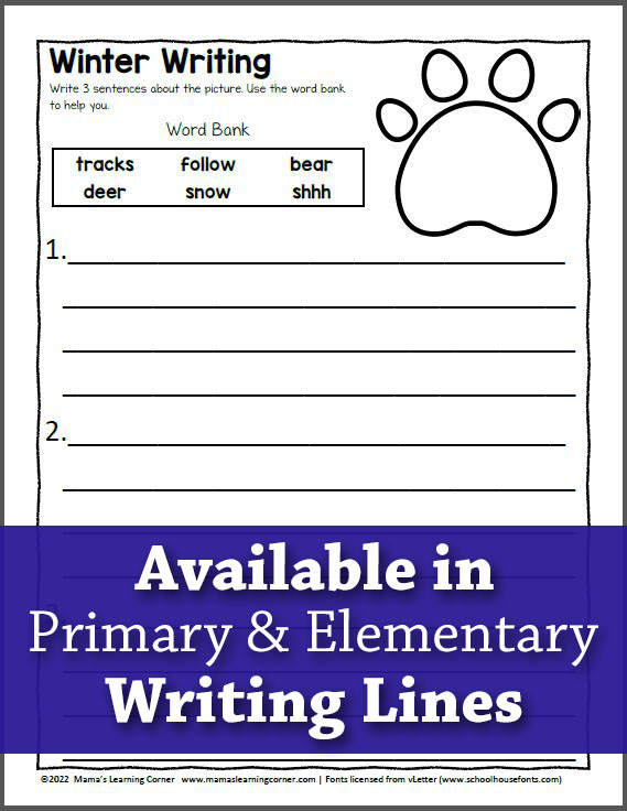 Winter Writing Sentences Worksheets - Made By Teachers