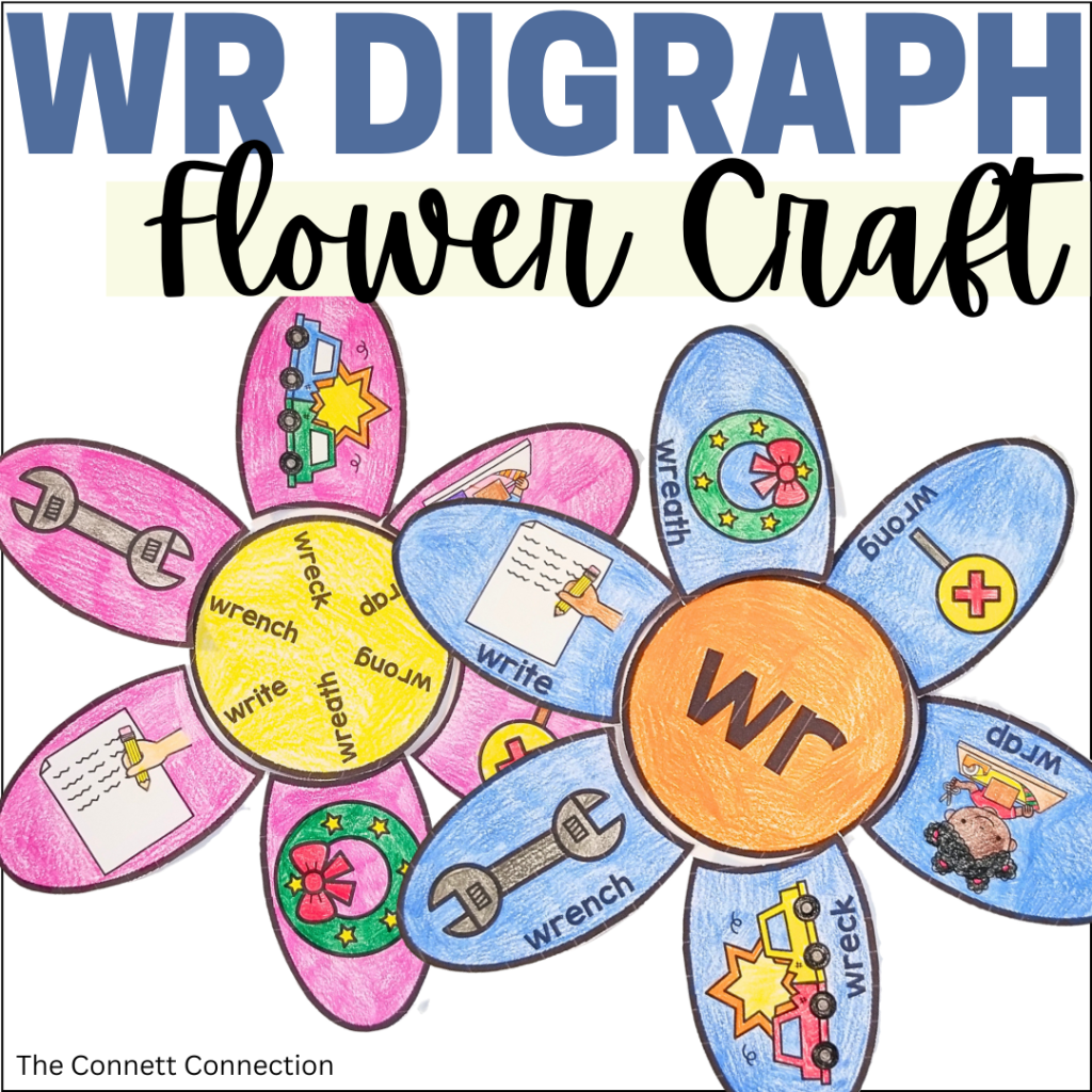 WR Digraph Family Flower Craft - Made By Teachers