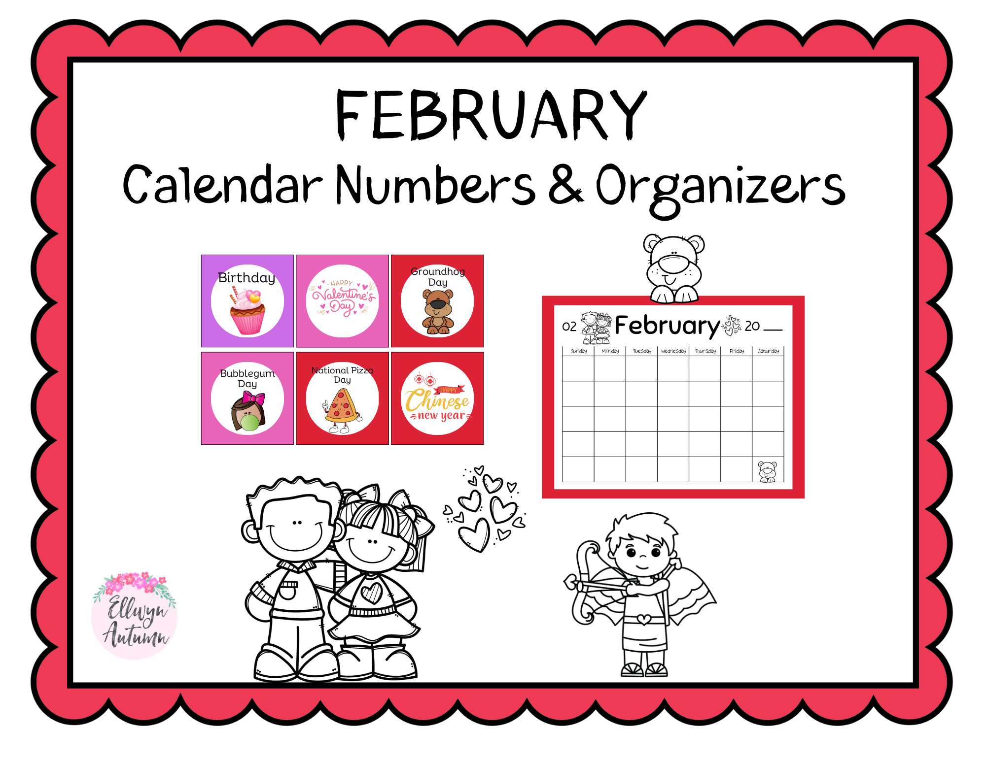 Free Easter Calendar Numbers - Made By Teachers