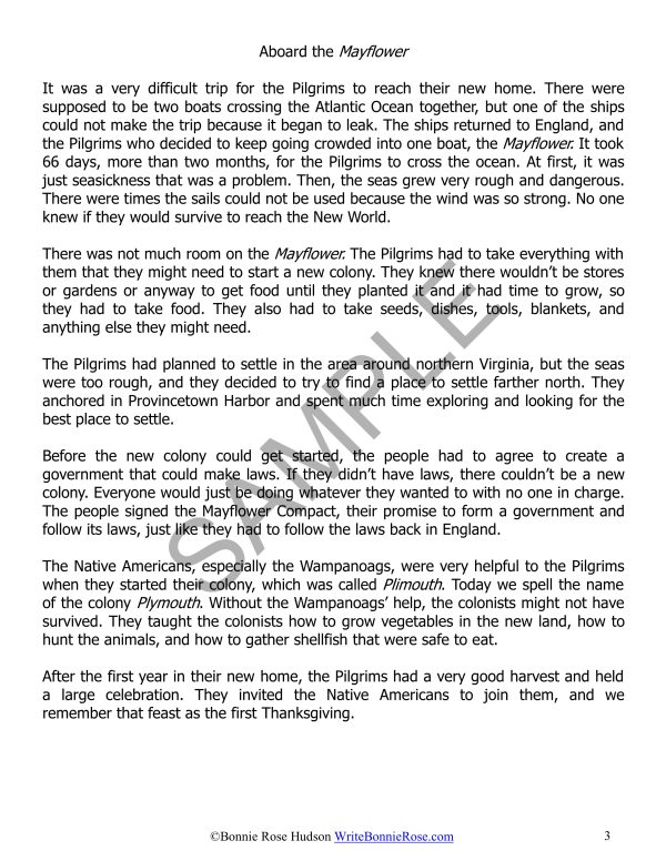 Writing Prompts From History: Aboard the Mayflower & At Home In ...