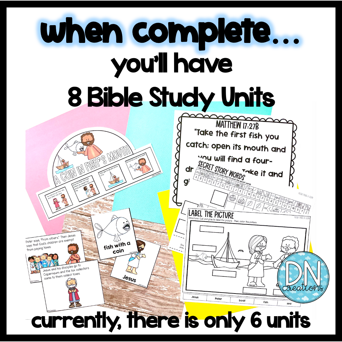 New Testament Bible Curriculum | Bible Activities Bundle l Sunday ...