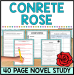Concrete Rose Novel Study Angie Thomas - Made By Teachers