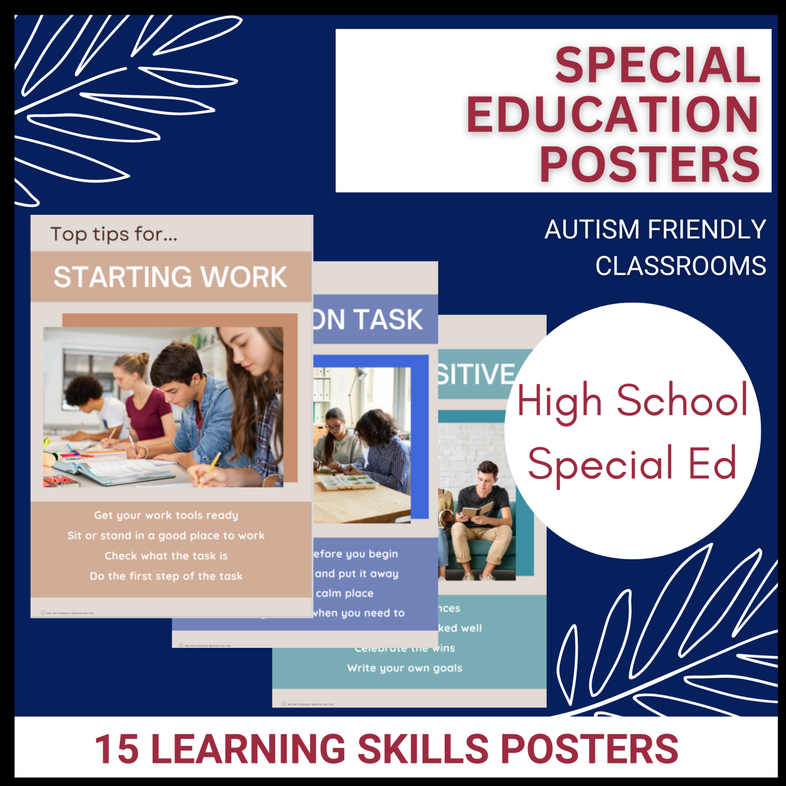 Special Education Learning Skills Posters - Made By Teachers