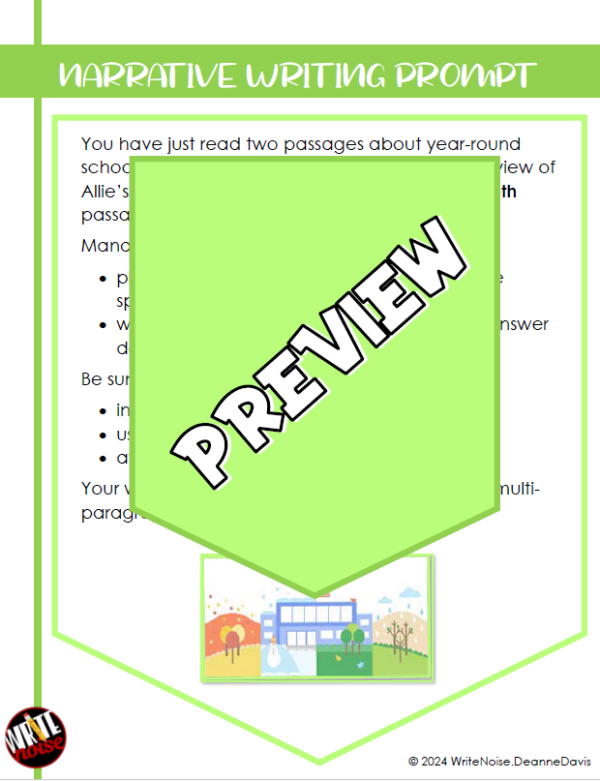 9 Text-Based WRITING Prompts & Paired Passages State Test Prep Gr. 4-5 ...