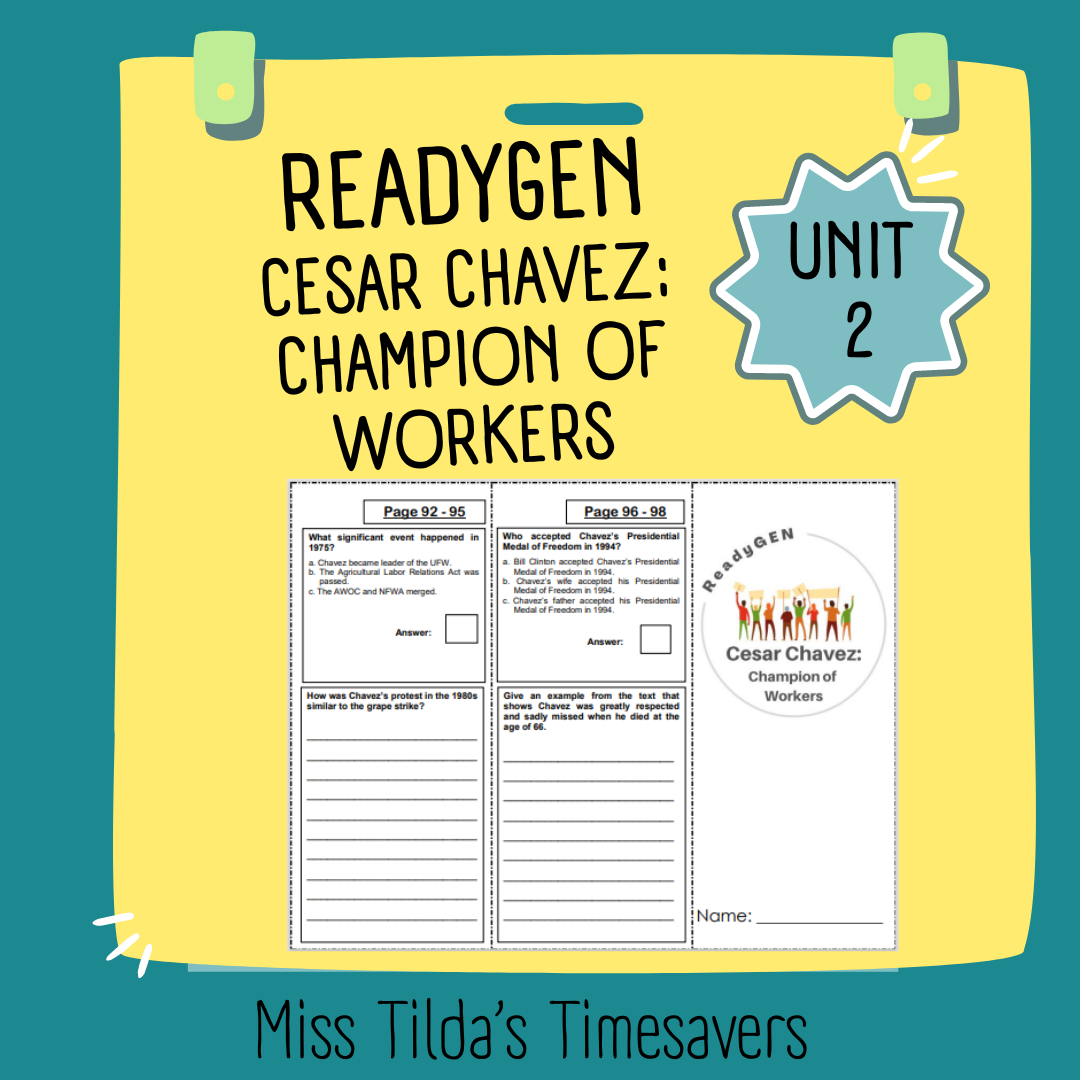 LaRue for Mayor Quiz - Grade 4 Wonders | Made By Teachers