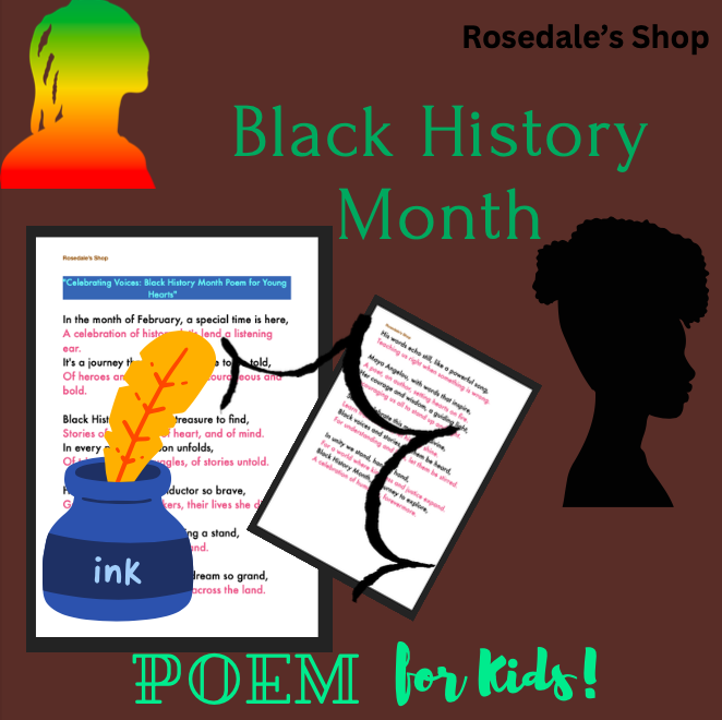 Celebrating Voices: Black History Month Poem for Young Hearts ~ Reading ...