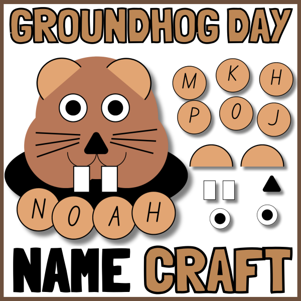 Groundhog Day Craft - Groundhog Day Bulletin Board Ideas - Groundhog ...