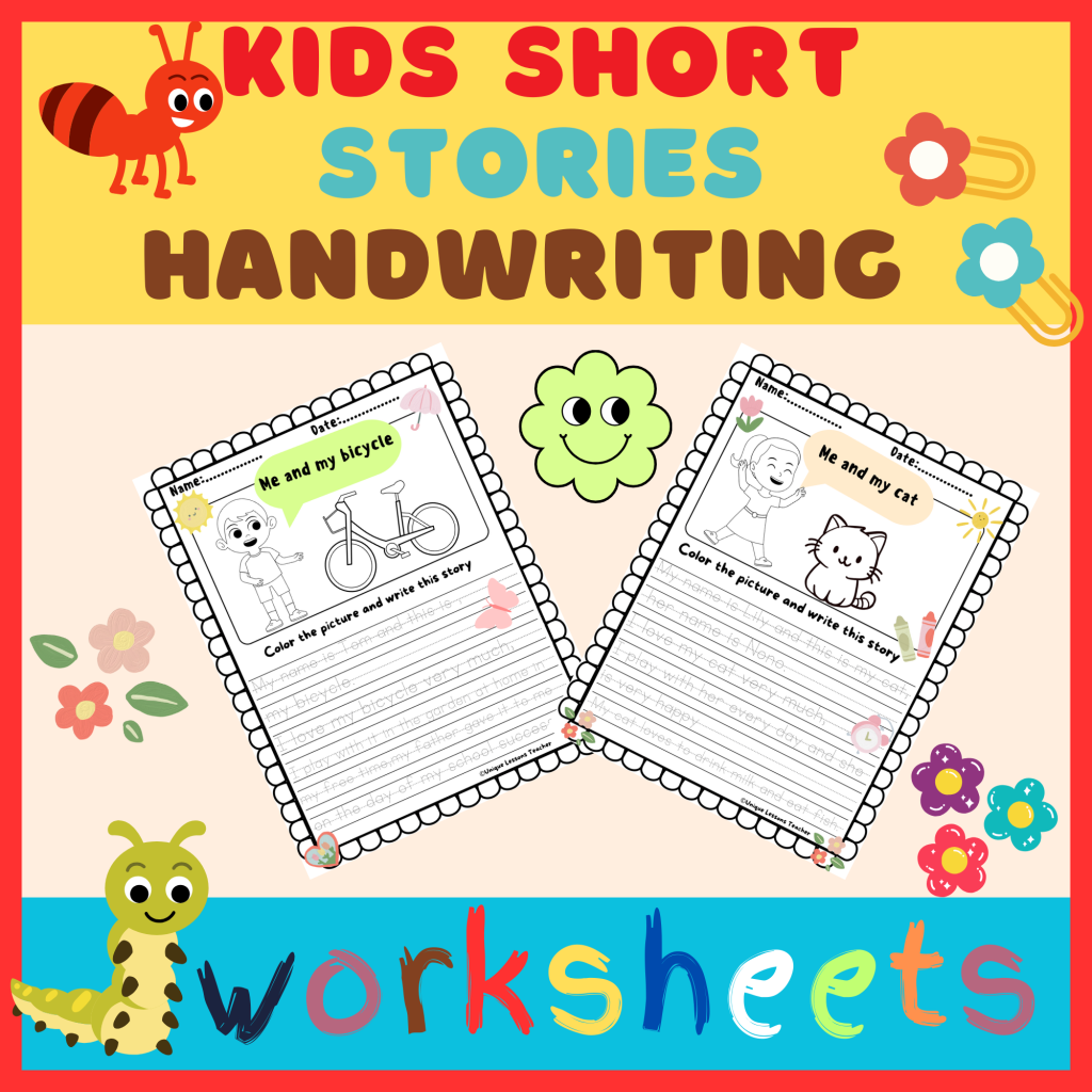 Kids Short Stories handwriting worksheets - Made By Teachers