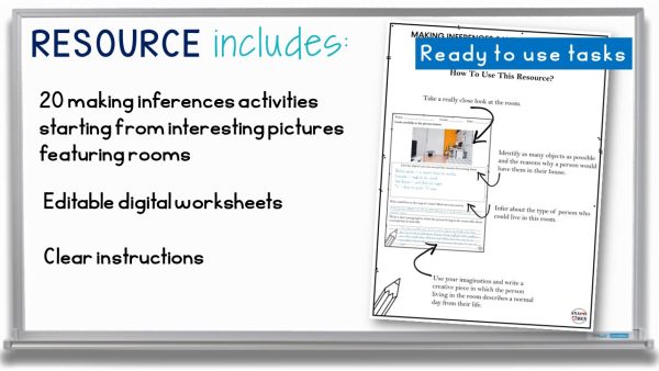 Making Inferences Detective Activity - Picture Prompts Analysis Bell ...