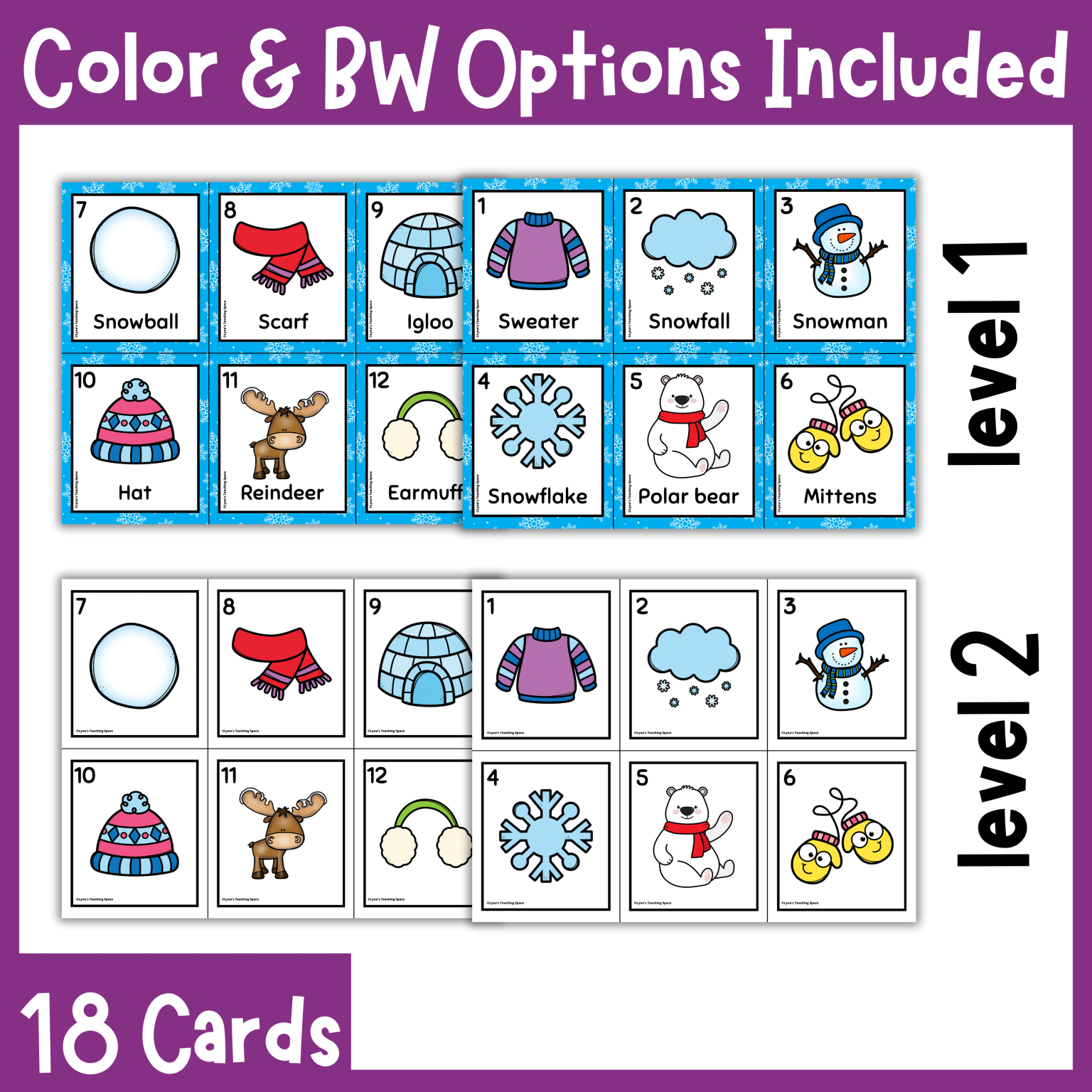 Winter Vocabulary Write The Room Activities | Word Wall Cards Writing ...