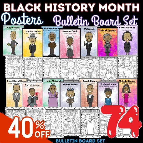 Black History Poster Bundle | Black History Month Bulletin Board ...