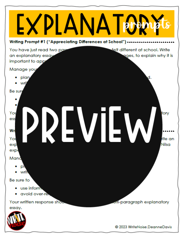 Gr. 4 ReadWorks FICTION Passages and 6 Text-Based WRITING PROMPTS State ...