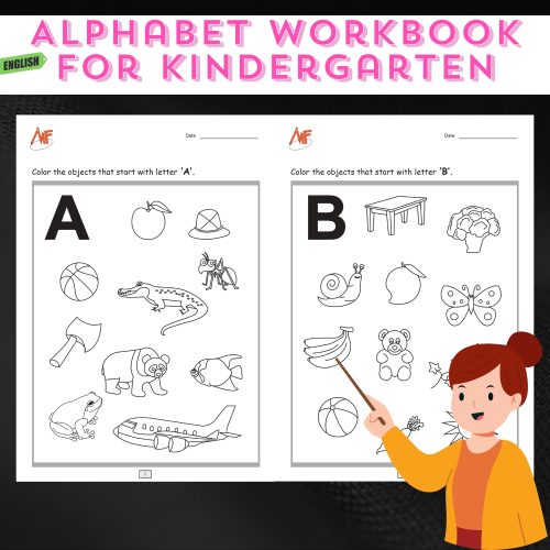 Printable Alphabet Workbook \2\ for Kindergarten - Made By Teachers