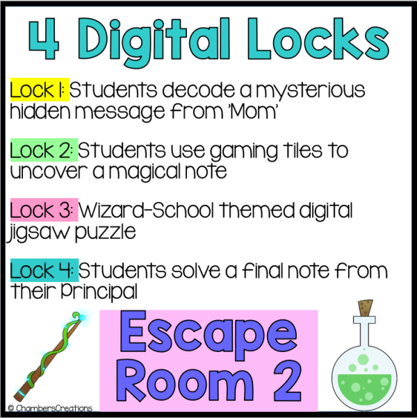 Back to School Digital Escape Room August Bundle Breakout Game | Made ...