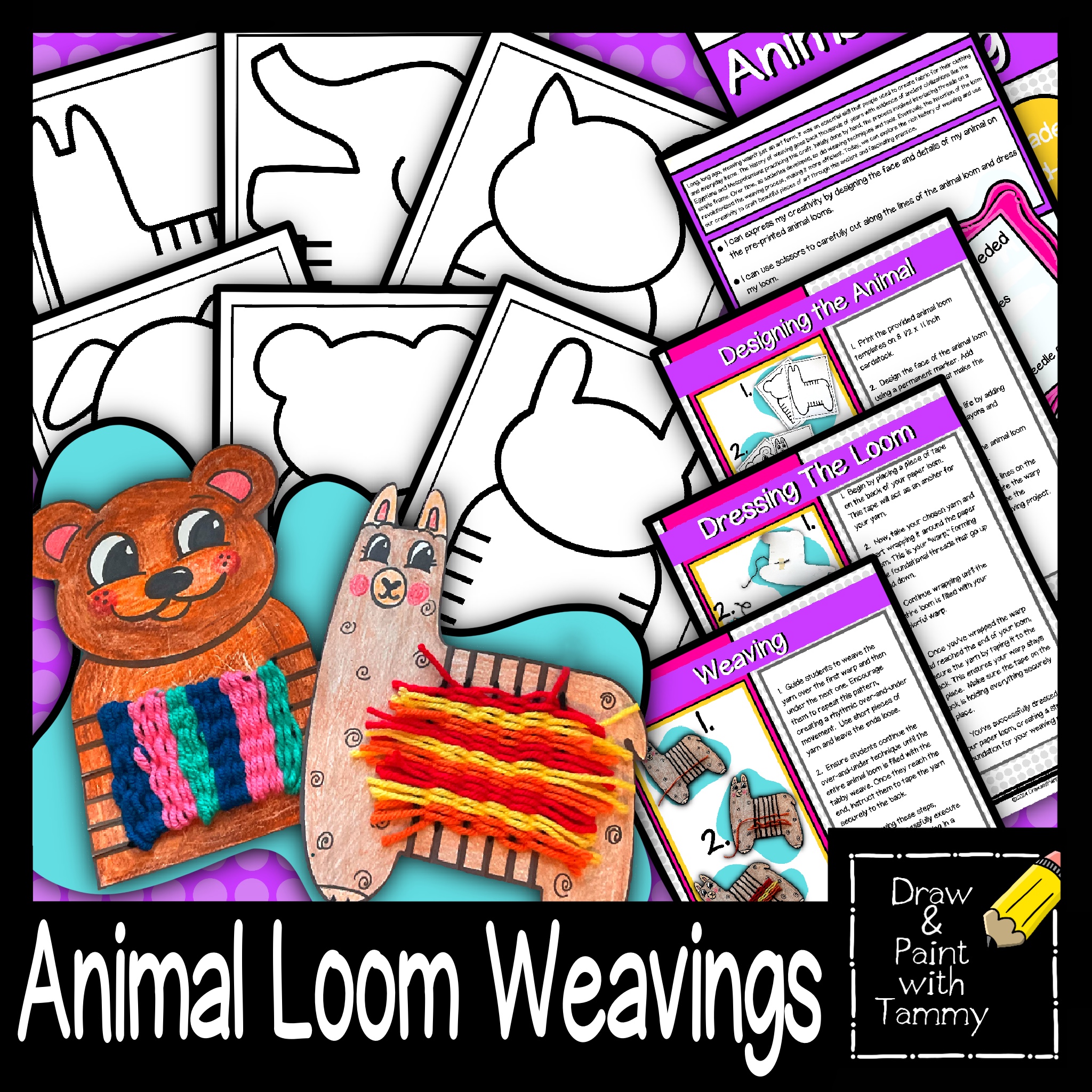 Roll a Unicorn Roll and Draw Printable Art Game and Art Sub Lesson ...