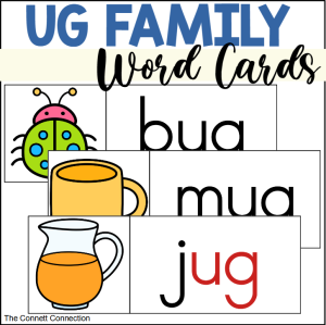 UG Word Family Word Wall Cards - Made By Teachers