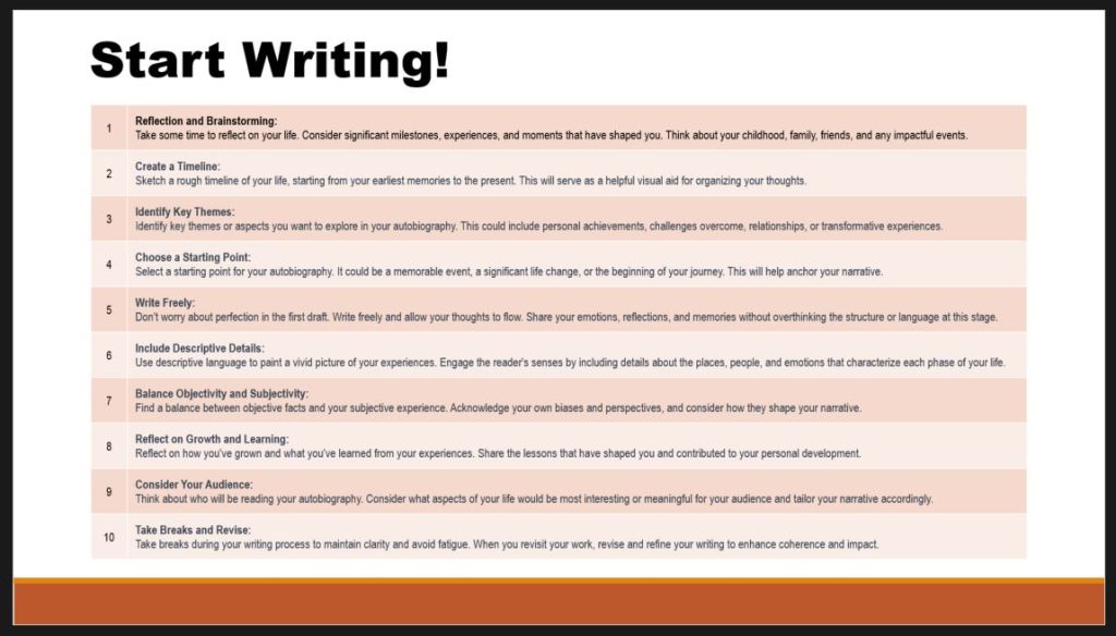 Autobiography Writing Introduction PowerPoint and Workbook - Print and ...