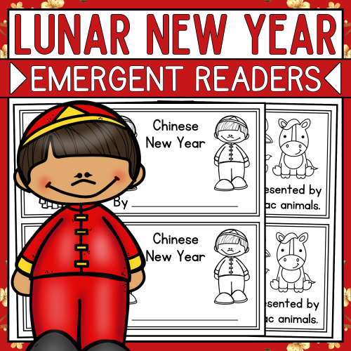 Chinese New Year Mini Book for Emergent Readers • Lunar New Year ...