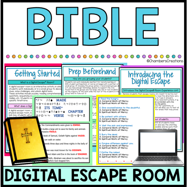 Catholicism Digital Escape Room Bundle CCD Religion Catholic Breakout ...