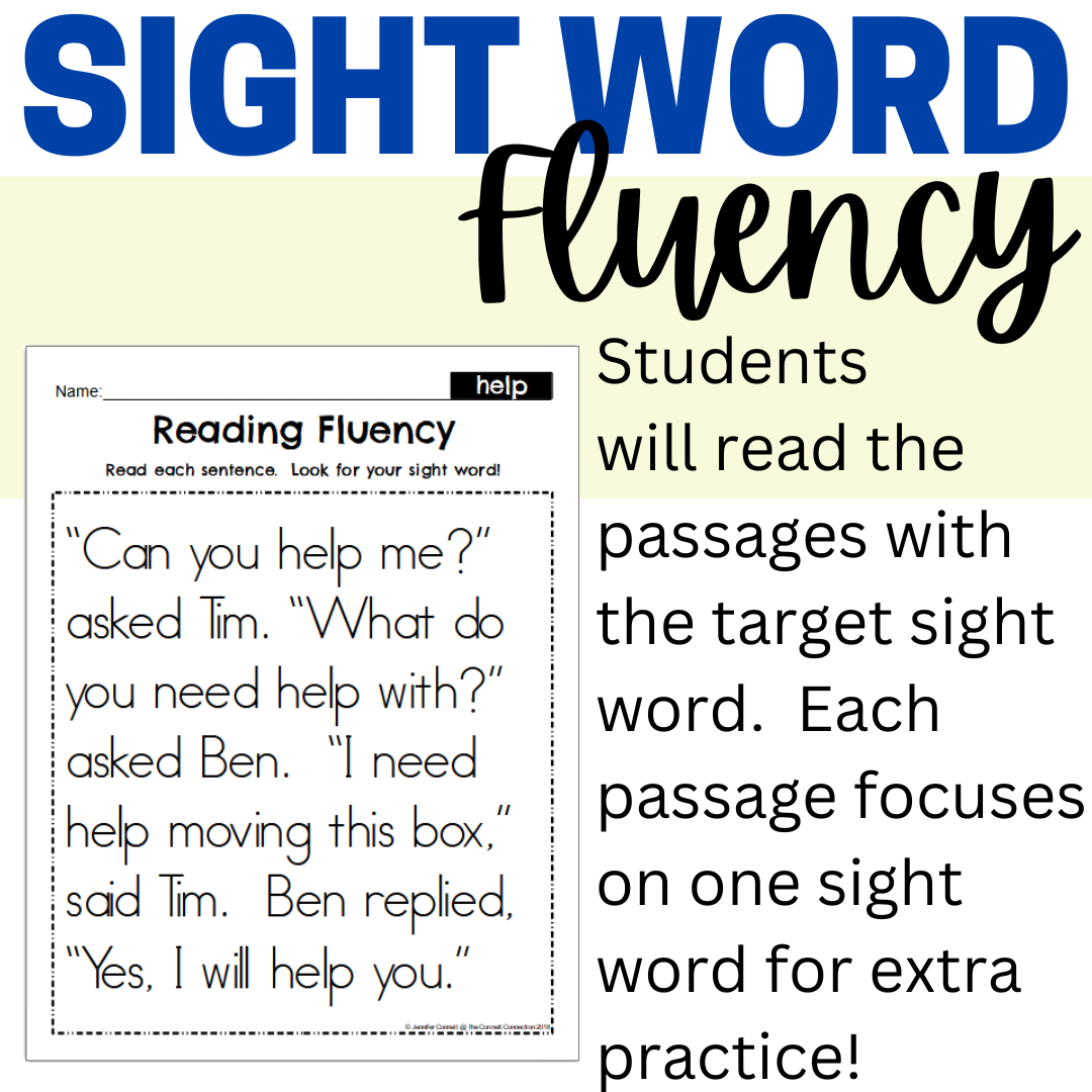 Fry 101-200 Sight Word Fluency Bundle | Made By Teachers
