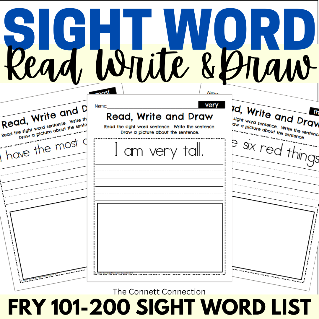 Fry 101-200 Sight Word Fluency Bundle | Made By Teachers