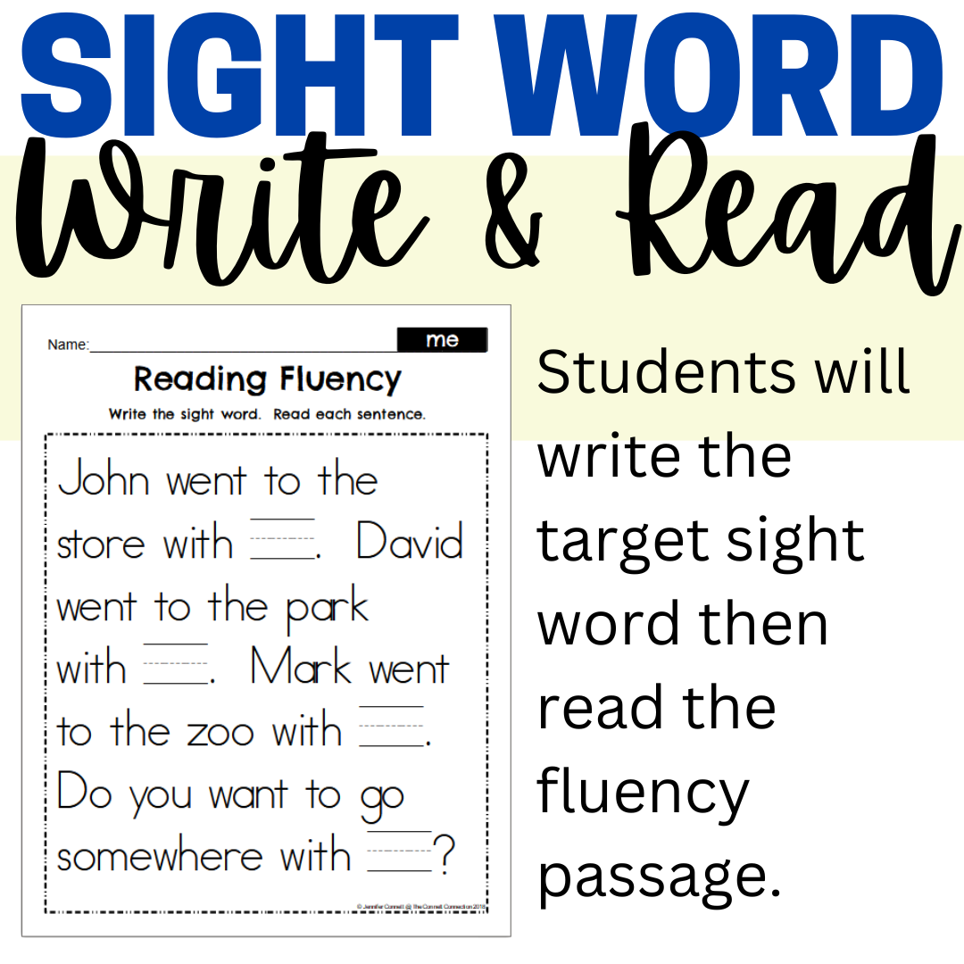Fry 101-200 Sight Word Fluency Bundle | Made By Teachers