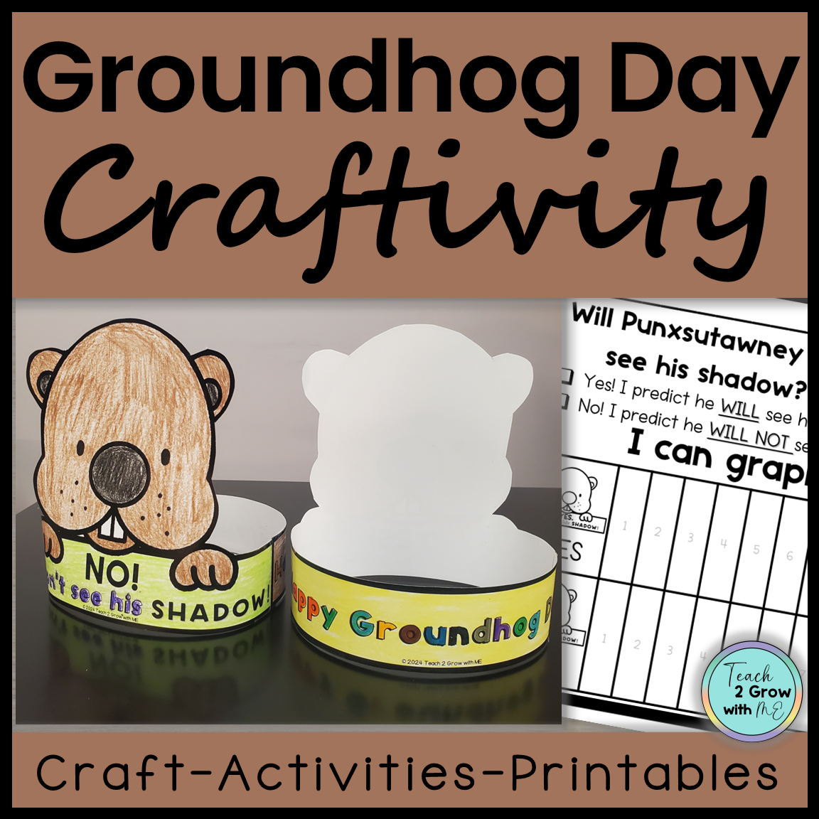 Groundhog Day Craft, Activities, & Printables for Pre-K, Kindergarten ...