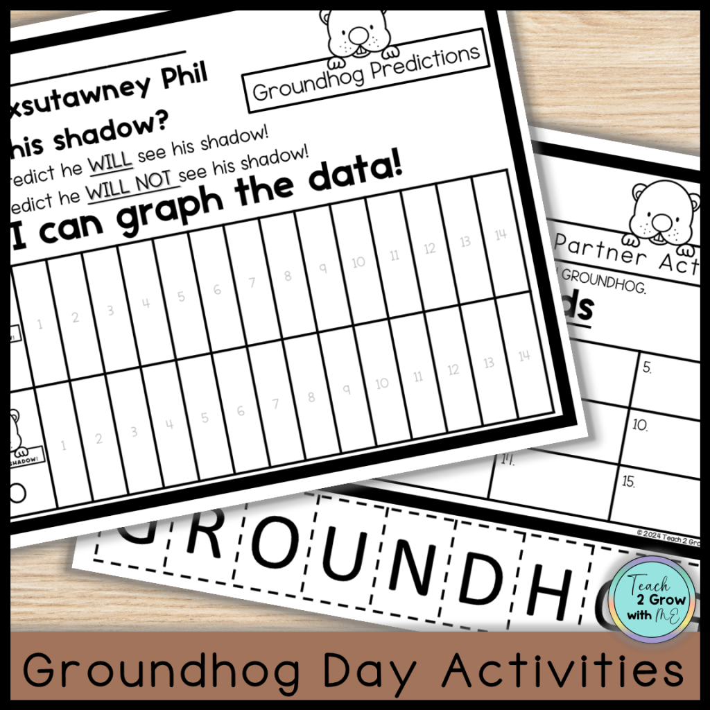 Groundhog Day Craft, Activities, & Printables for Pre-K, Kindergarten ...