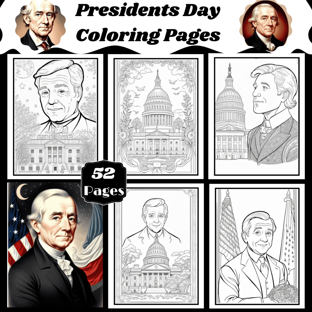 Presidents Day Coloring Pages | Made By Teachers