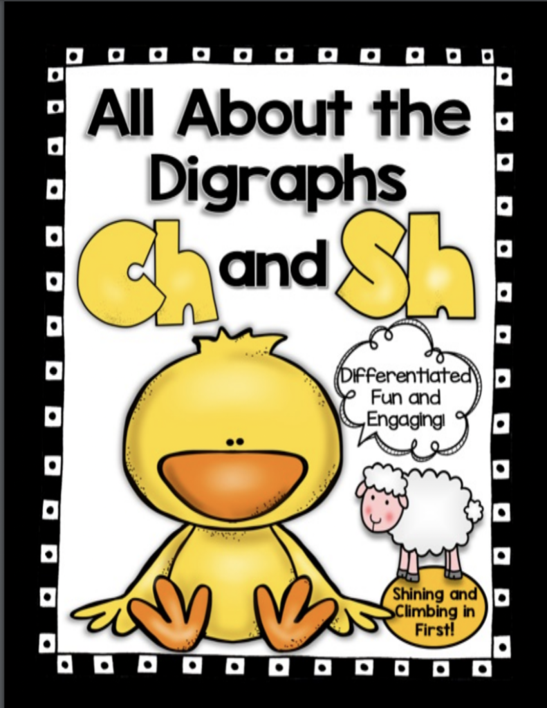Ch and Sh Digraph Word Work! - Made By Teachers