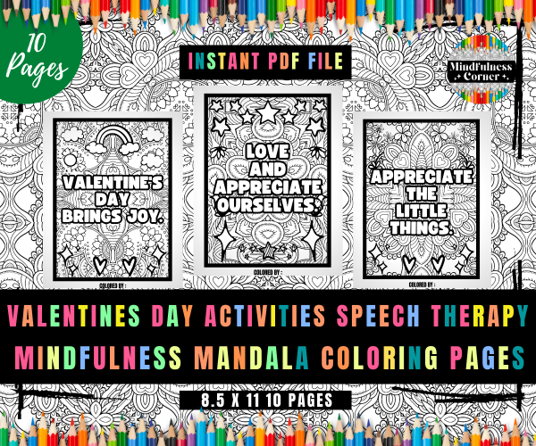 Speech Therapy Valentines Day Activities, Appreciation Bulletin Board ...