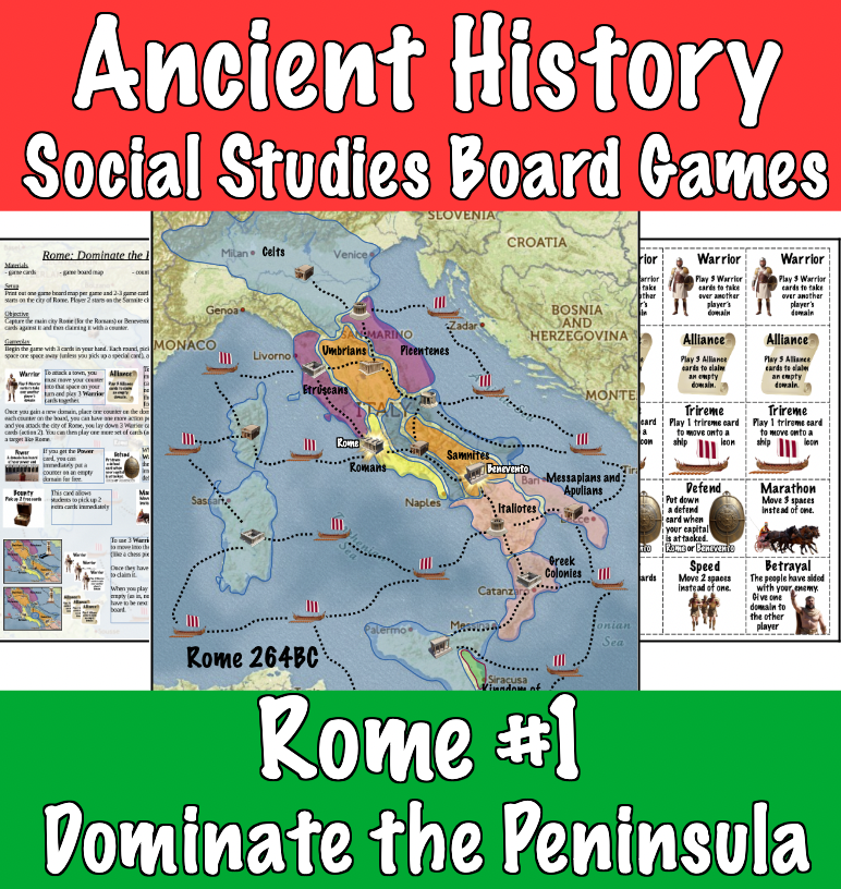 Ancient Rome Board Game #6 - Augustus and the Pax Romana (social ...