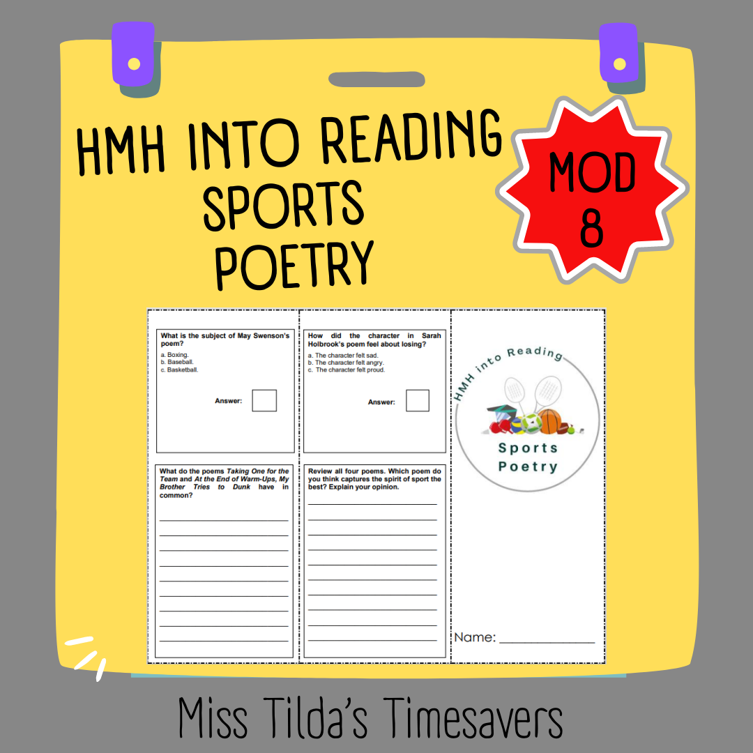 Upside-Down and Backward - Grade 6 HMH Into Reading | Made By Teachers