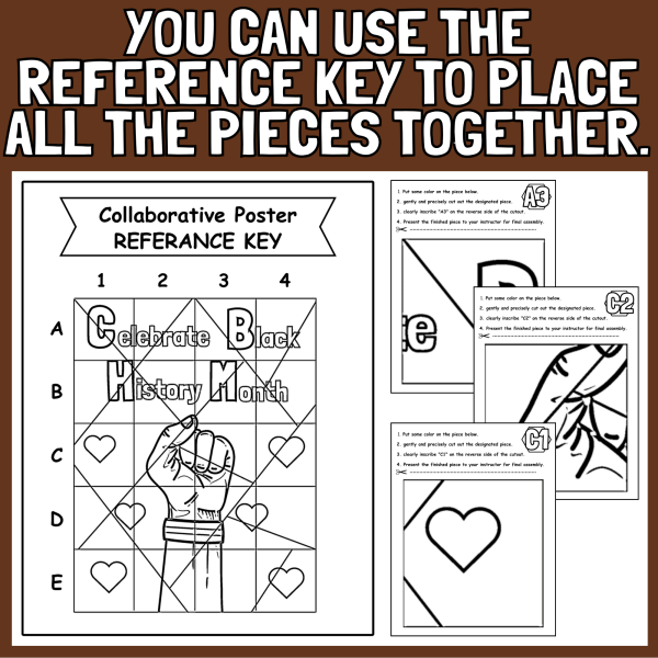 Black History Month collaborative poster - Project art - Black History ...