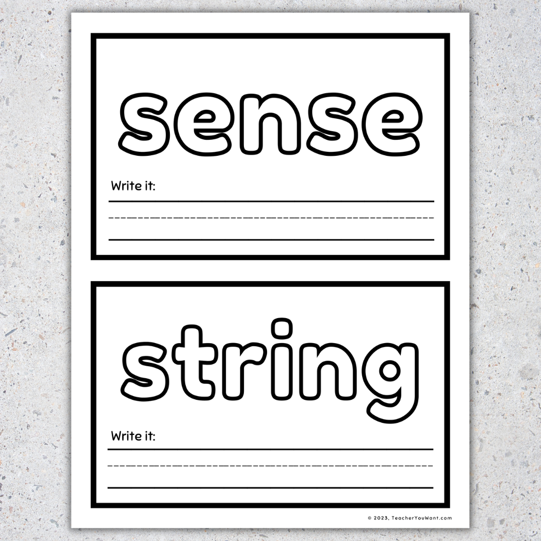 Sight Words Playdough Mat- Fry's 9th 100, Sight Words Practice ...