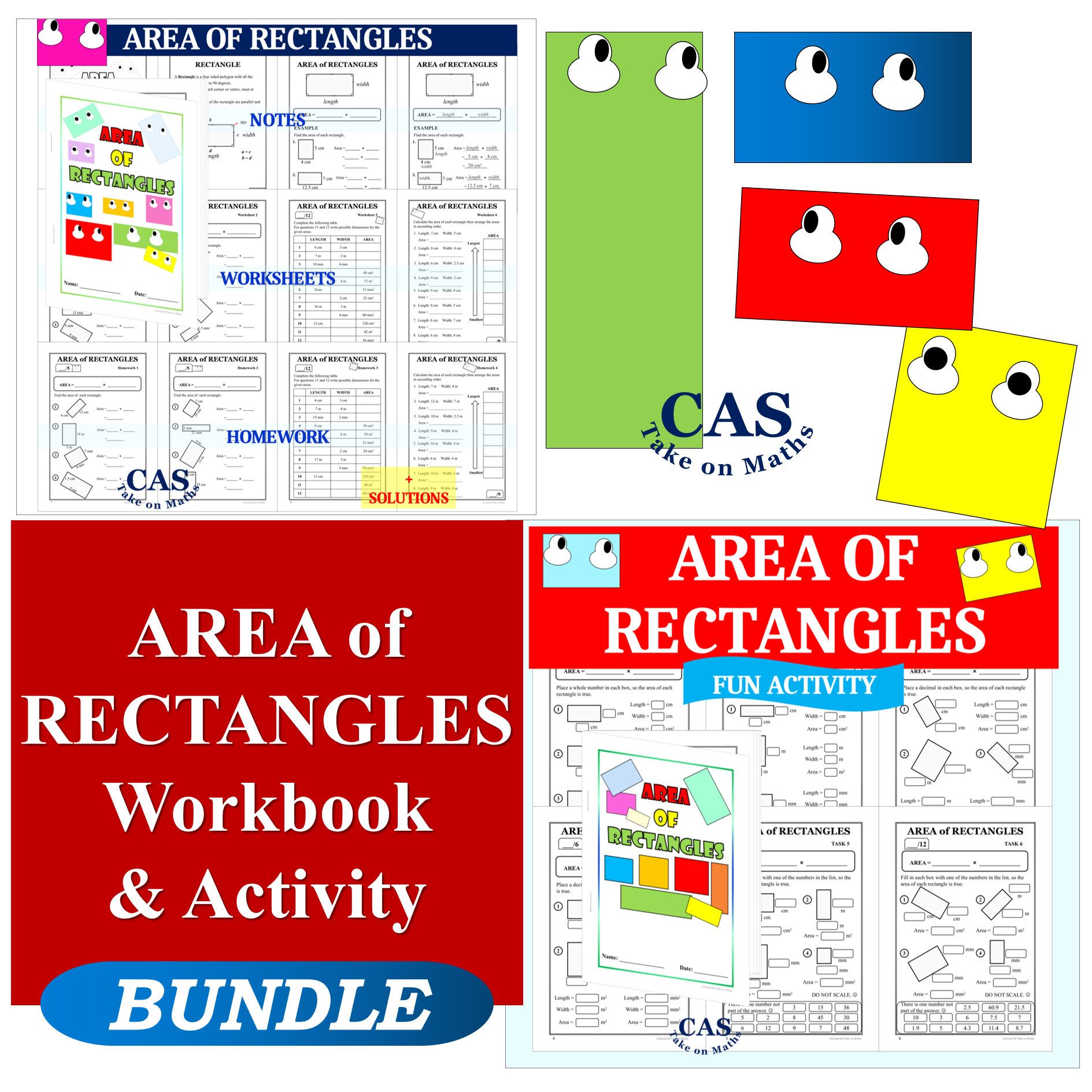 Area of Rectangles Fun Activity | Made By Teachers