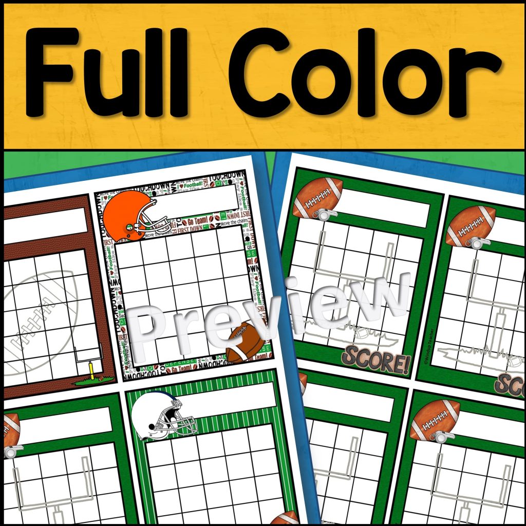 Football Sticker Reward Charts - Sports Theme Positive Behavior ...