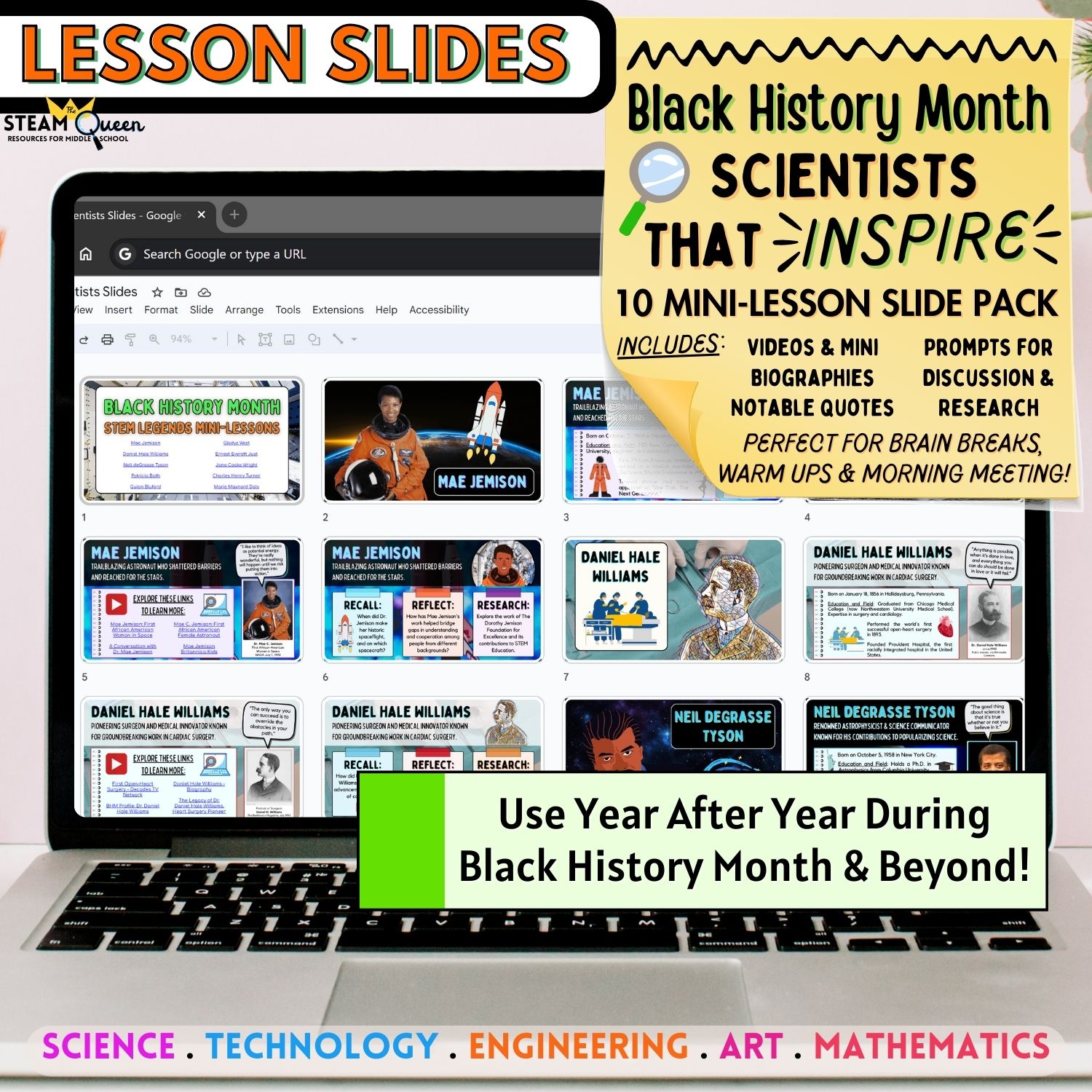 Black History Month Science Ultimate Bundle! Inspiring Scientists ...