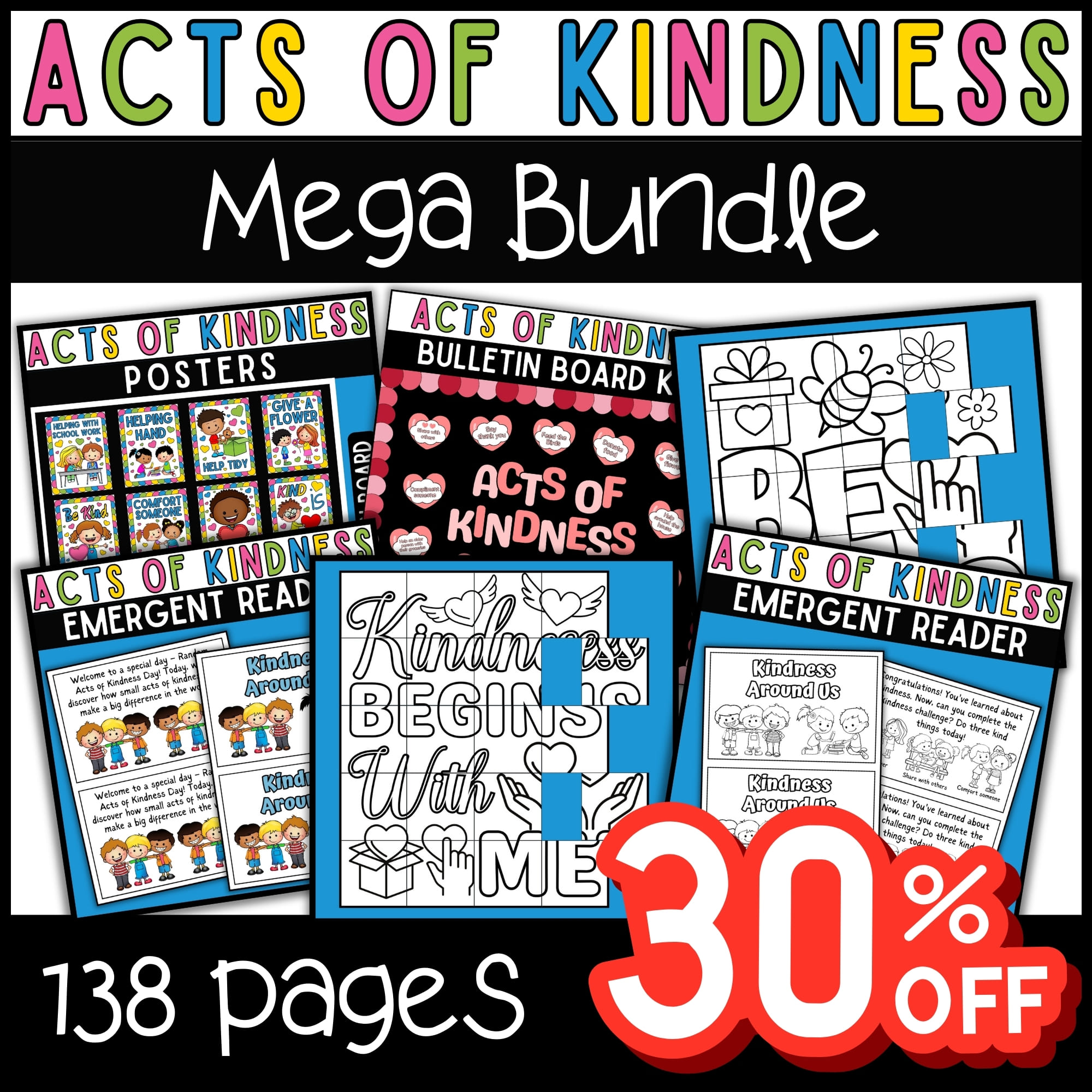 Random Acts of Kindness Day : Coloring Pages, Bulletin Board, Posters ...