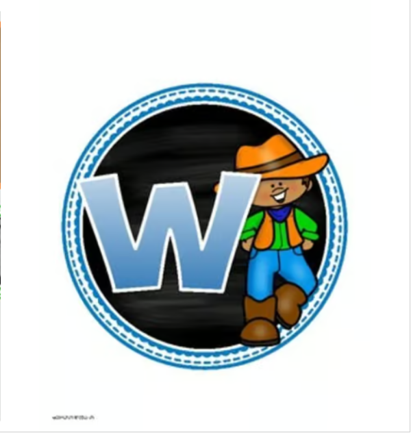 Writing Banner Classroom Decoration Bulletin Board Country Western ...