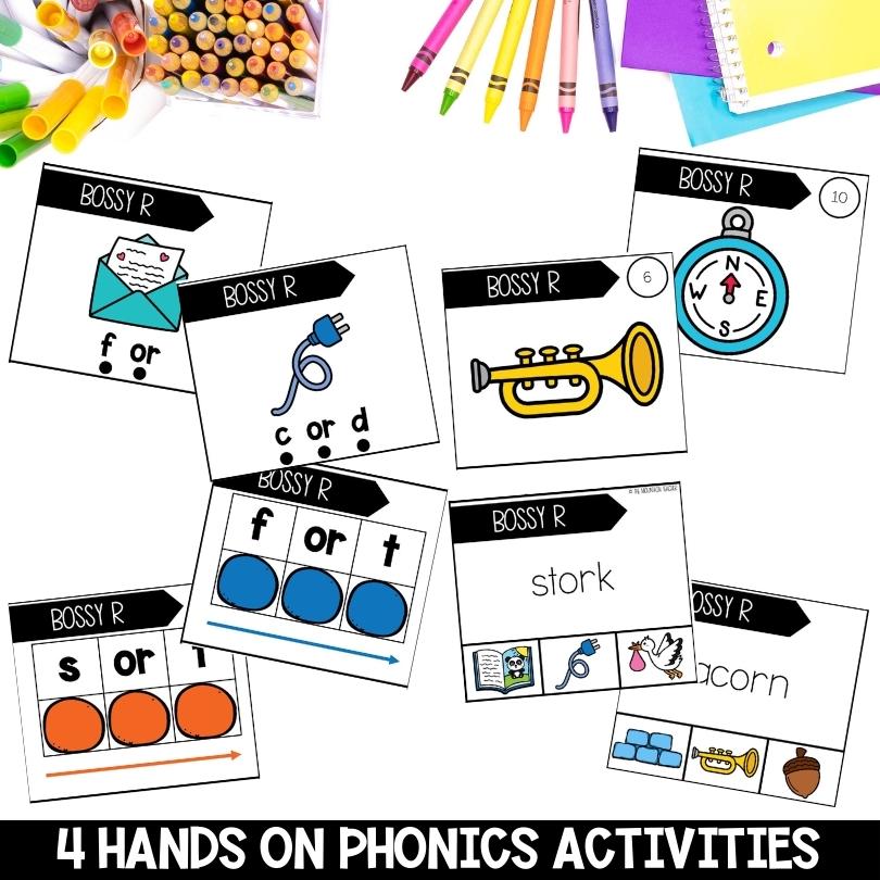OR Bossy R Worksheets, Activities & Games 1st Grade Phonics or Spelling ...