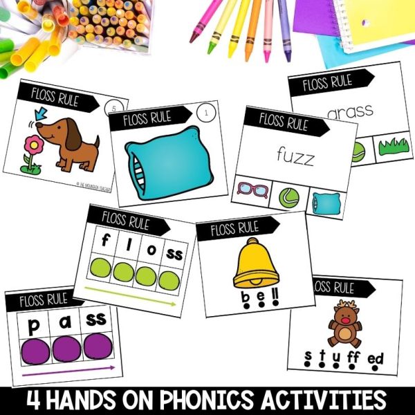 Floss Rule Worksheets, Activities & Games for 2nd Grade Phonics and ...