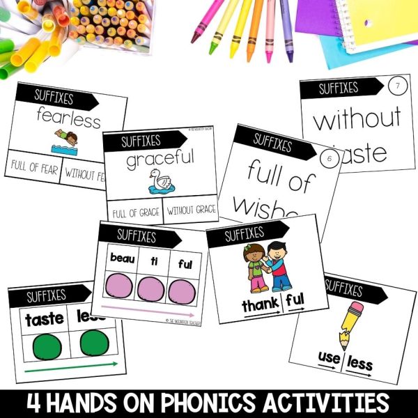 Suffixes FUL and LESS Worksheets, 2nd Grade Spelling Activities ...