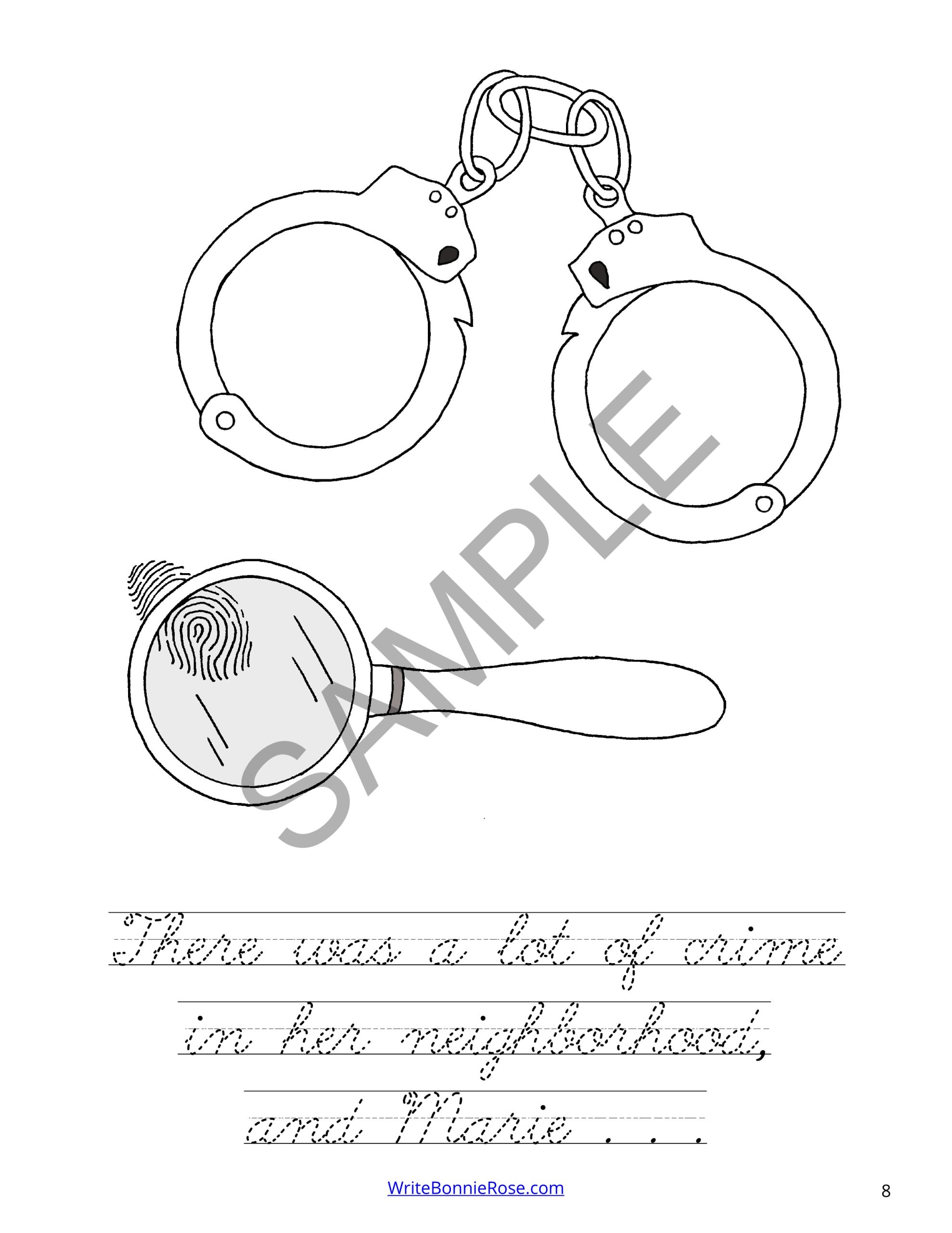 Marie Van Brittan Brown Coloring Book-Level C | Made By Teachers