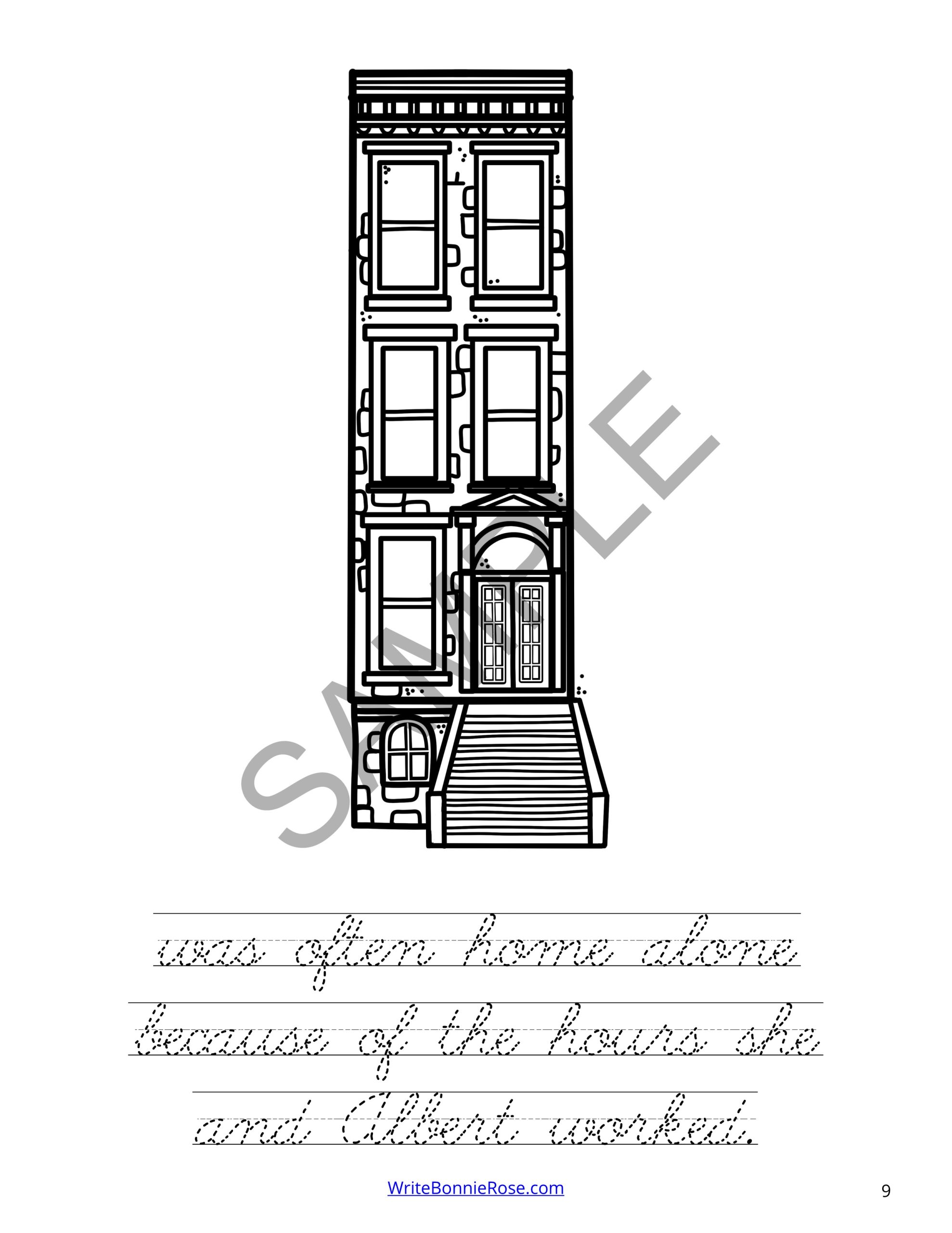 Marie Van Brittan Brown Coloring Book-Level C | Made By Teachers