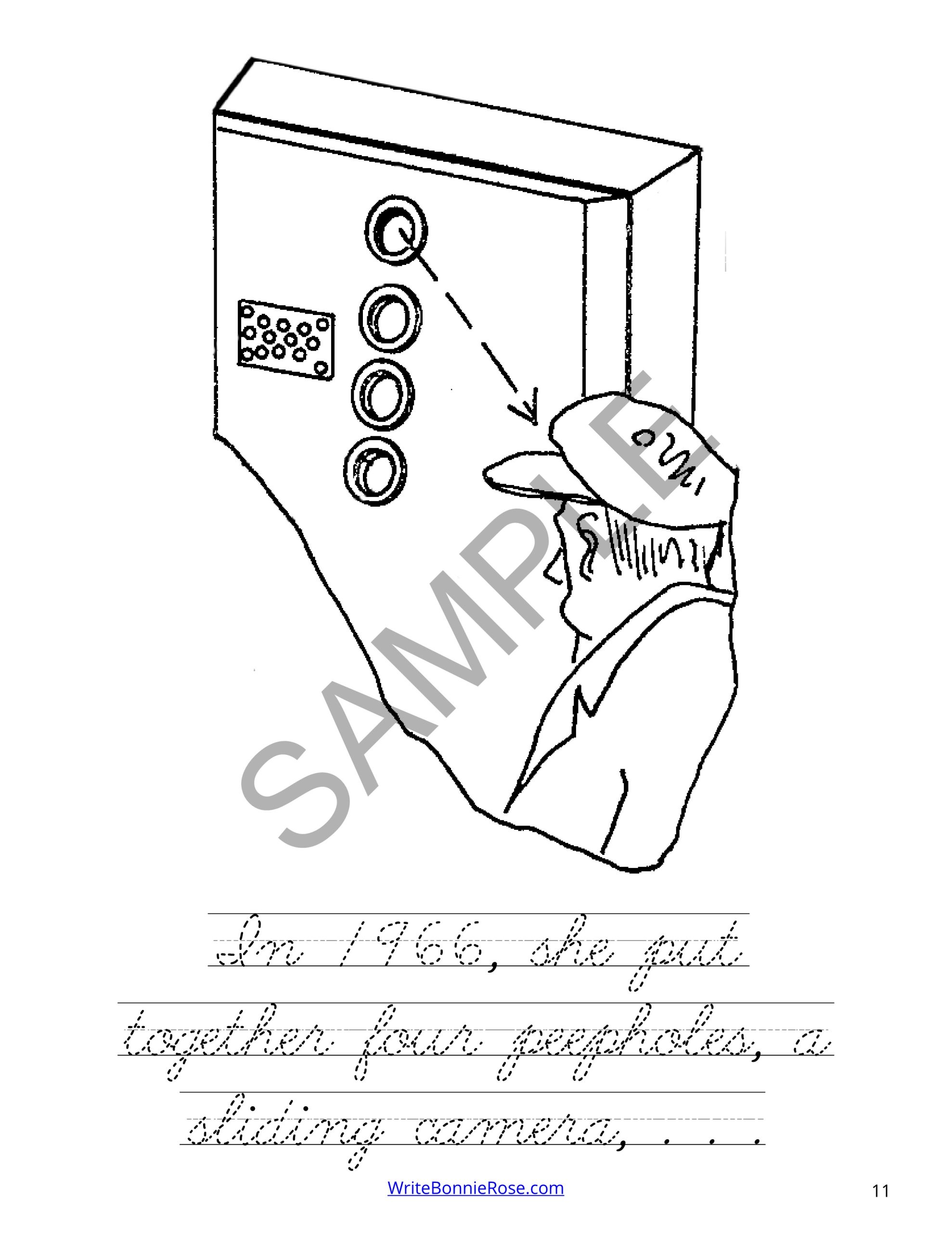 Marie Van Brittan Brown Coloring Book-Level C | Made By Teachers