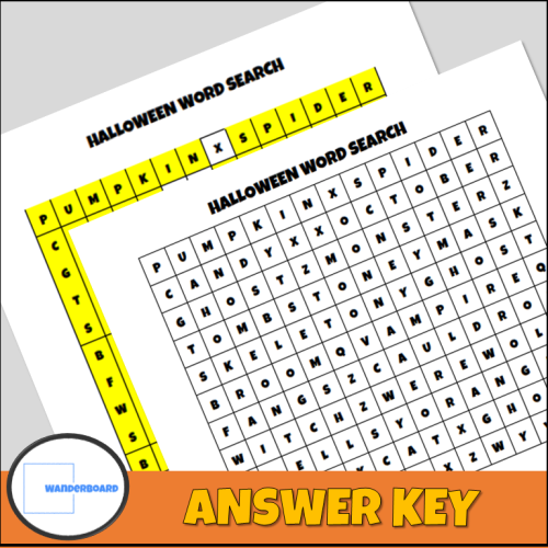 HALLOWEEN word search activity ALL AGES | Made By Teachers