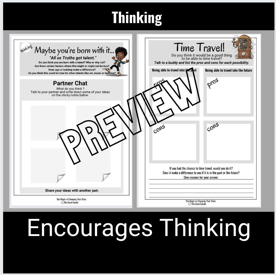THE MAGIC IN CHANGING YOUR STARS Novel Study and Comprehension ...