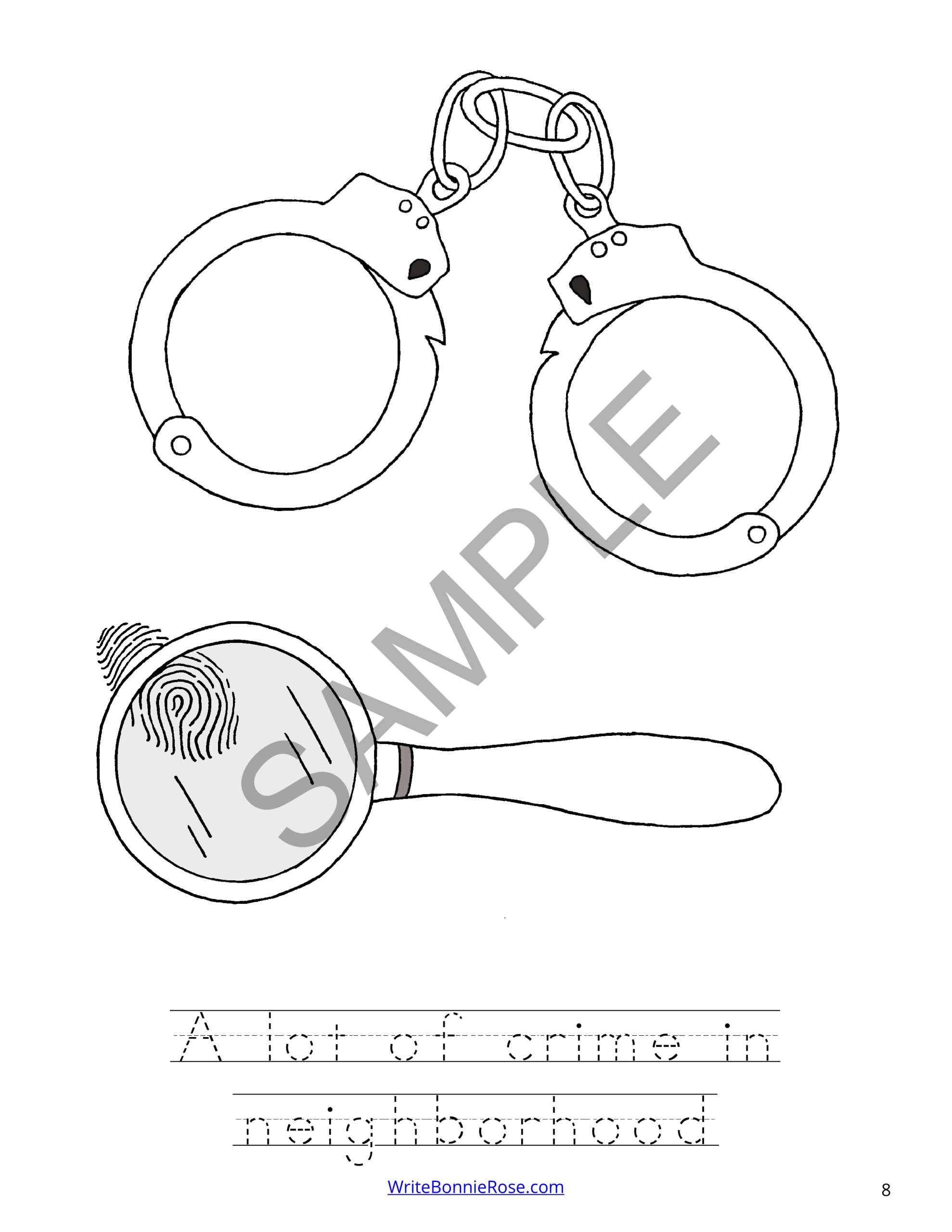 Marie Van Brittan Brown Coloring Book-Level A | Made By Teachers