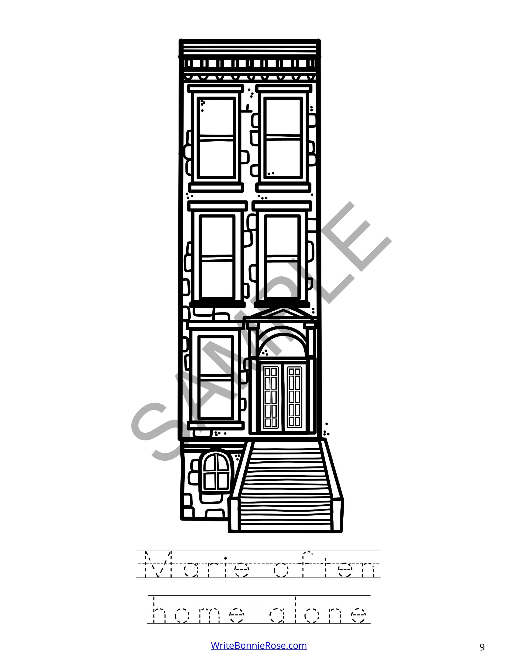 Marie Van Brittan Brown Coloring Book-Level A | Made By Teachers